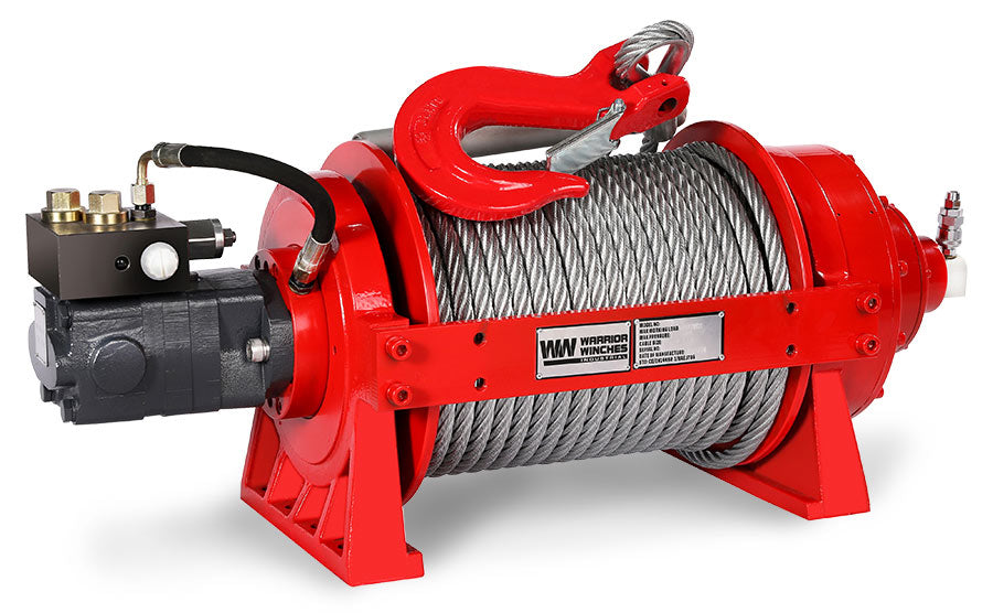 Warrior 10000JP Industrial 10 Tonne Hydraulic Winch | Warrior Winches